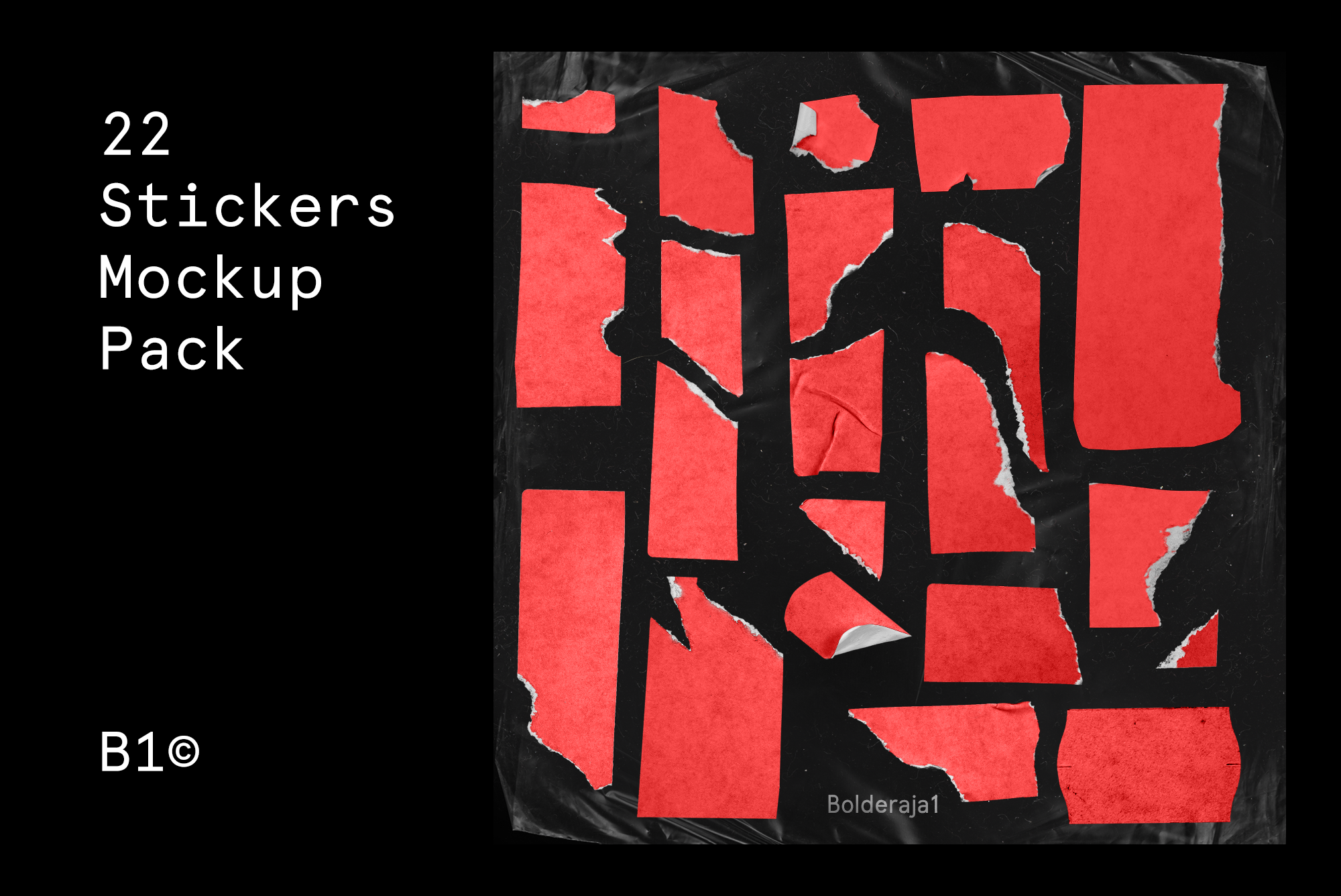 Sticker Mockup Pack, an Object Graphic by Bolderaja1 Studio