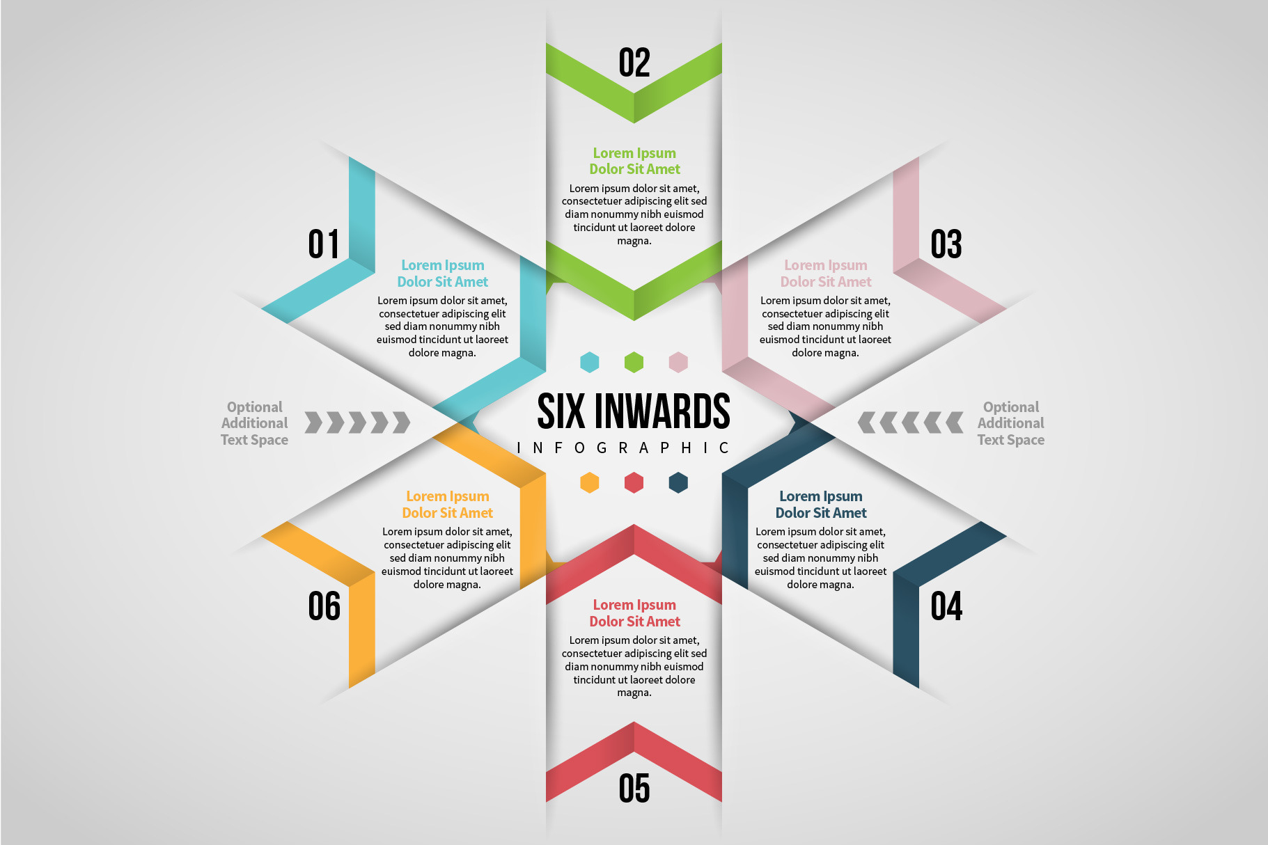 Six Inwards Infographic, a Templates & Theme by h.utomo