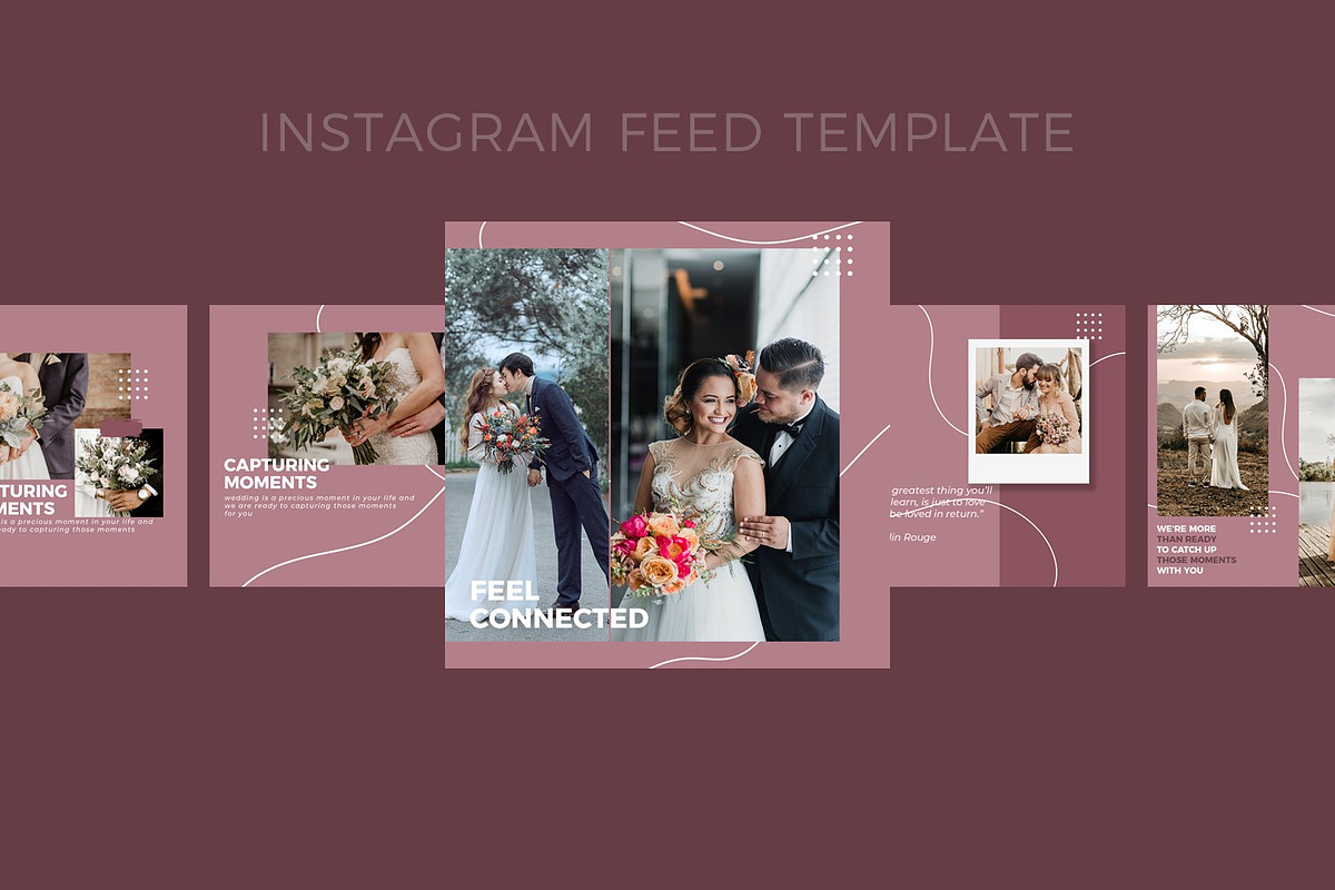 Wedding Photography - Instagram Post, a Social Media Template by UnicodeID