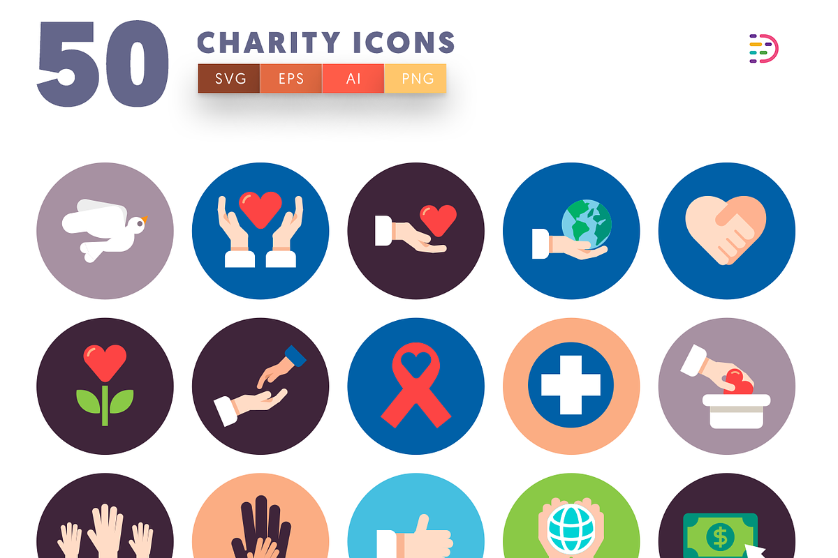 Charity Icons | Download SVG, PNG, EPS Icons
