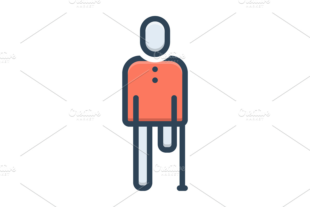 Disabilities disorder color icon, an Icon by Creative priyanka ...