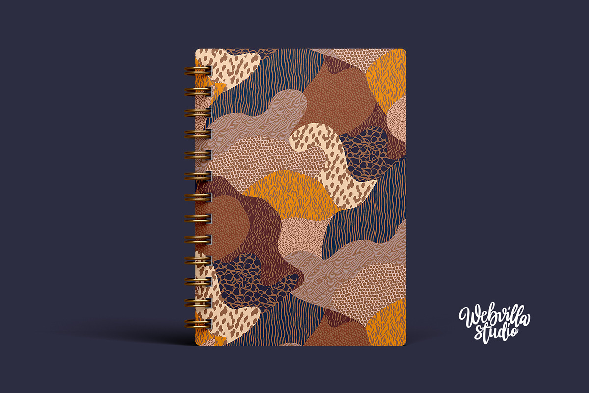 Abstract Meadow Pattern, a Pattern Graphic by Webvilla Studio