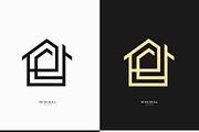 icon logo of a house/home, a Branding & Logo Template by idesign_4u