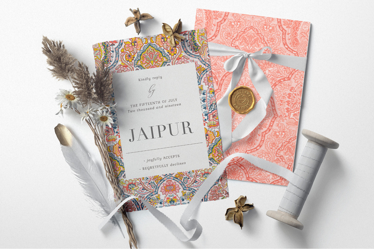Jaipur, High quality Patterns!, a Pattern Graphic by TSTUDIO