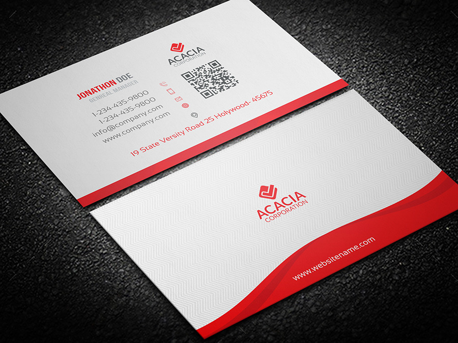 Curve Business Card, a Business Card Template by DesignGhar