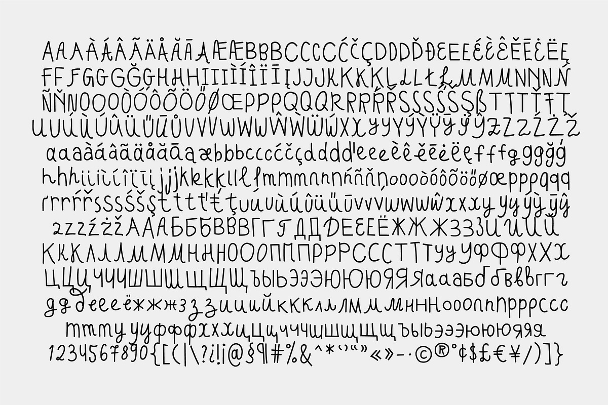 Rolling Script, a Script Font by Here FF