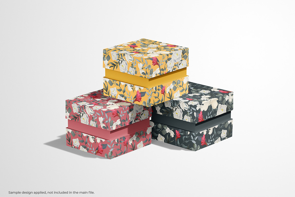 Square Shoulder Neck Box Mockup, a Packaging Mockup by Sheikhadesign