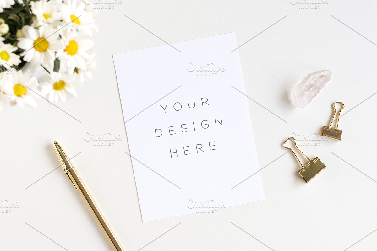 The Daisy Bundle - 11 Mockups +photo, a Product Mockup by Salt Color Studio