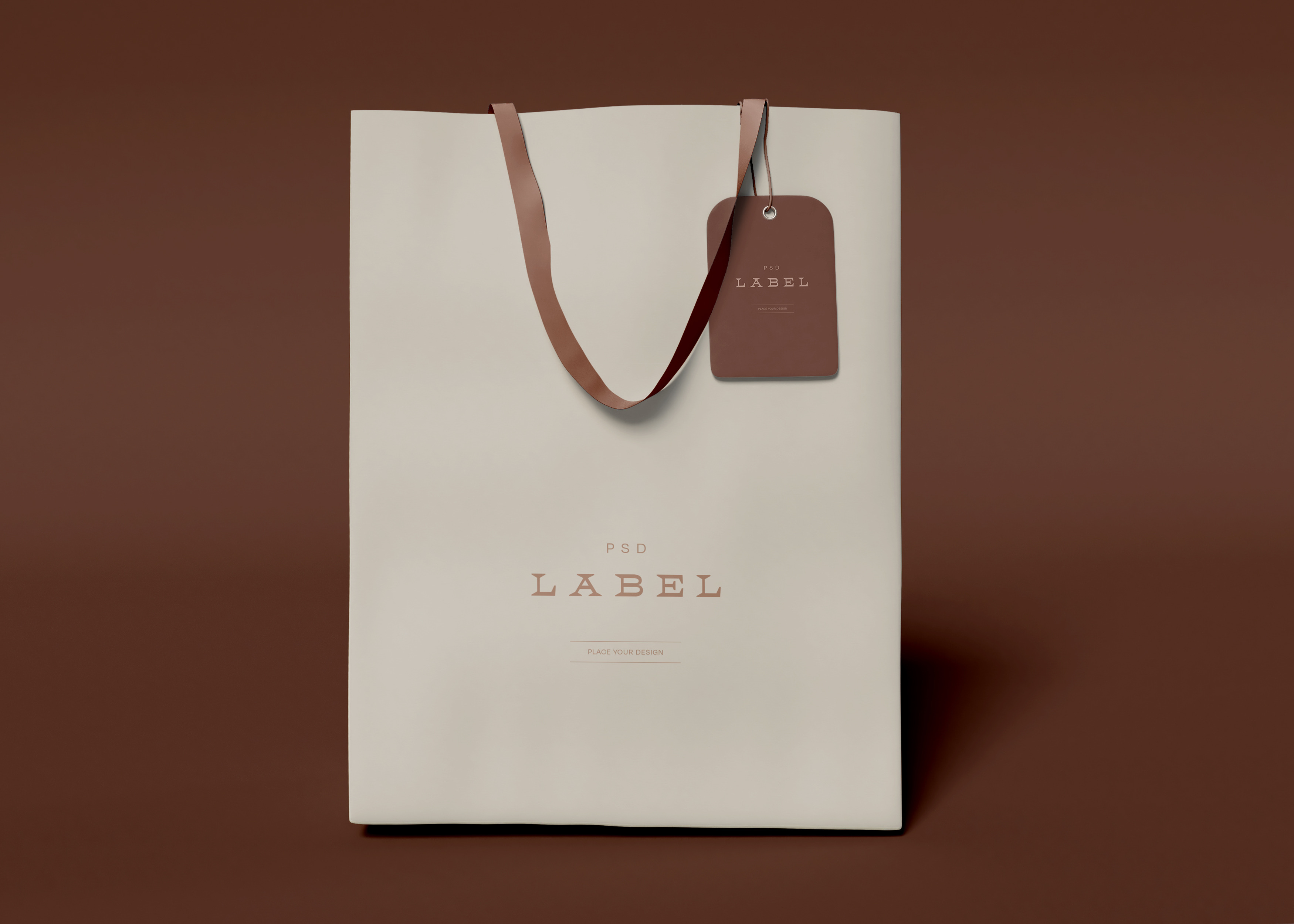 Paper Bag and Label Mockup, a Merchandise Mockup by Mego-studio ...