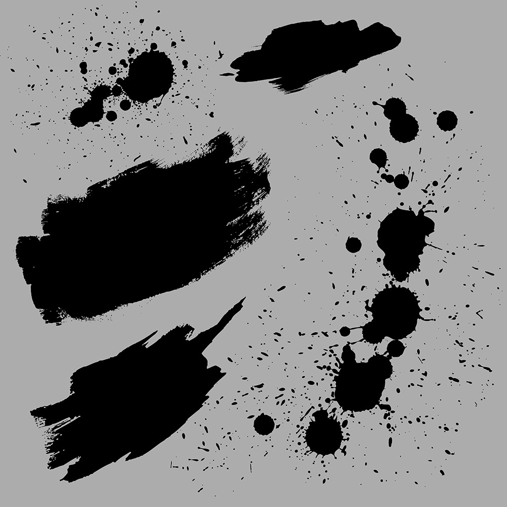 Grunge Stains Vectors, a Decorative Illustration by TrueMitra Designs