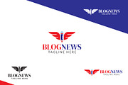 Blog News Logo, a Branding & Logo Template by Maraz Logo
