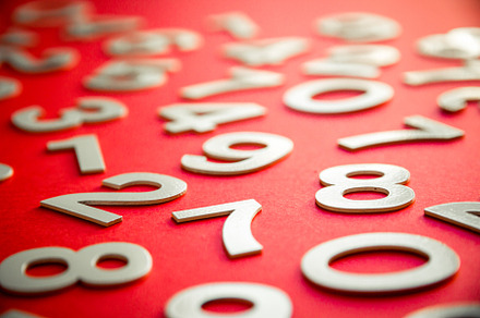Mathematics background made with solid numbers, an Object Graphic by ...