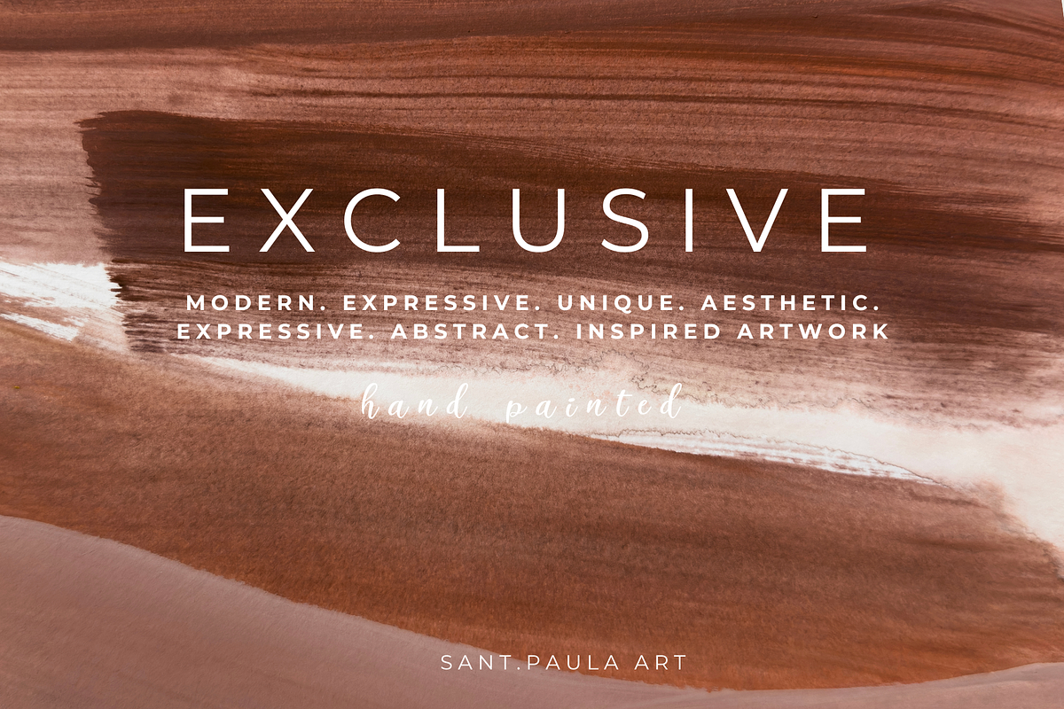 BRAWN AND BEIGE ARTWORK, a Texture Illustration by identity.ART