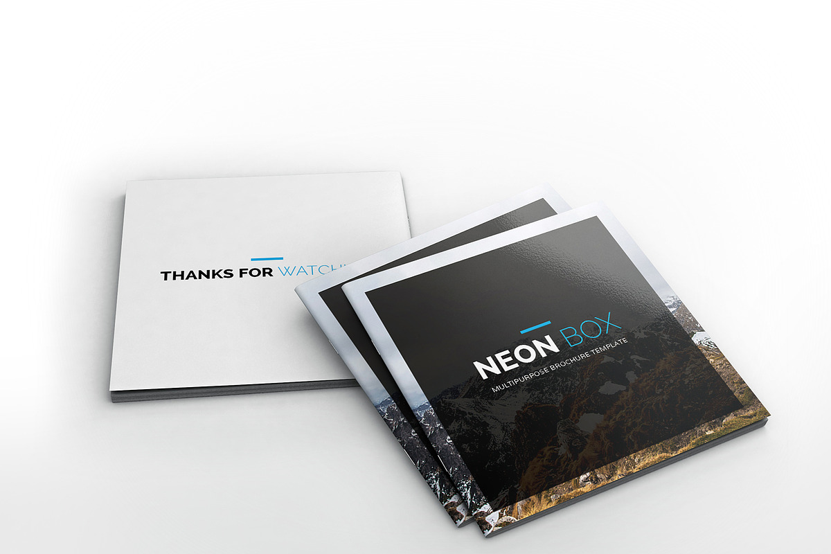 Neon Box - Square Brochure, a Brochure Template by Incools Stokie ...