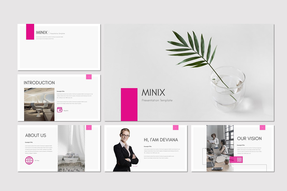 Minix - Powerpoint Template, a Presentation Template by inspirasign