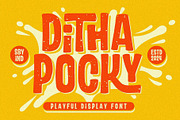 Ditha Pocky - Playful Font