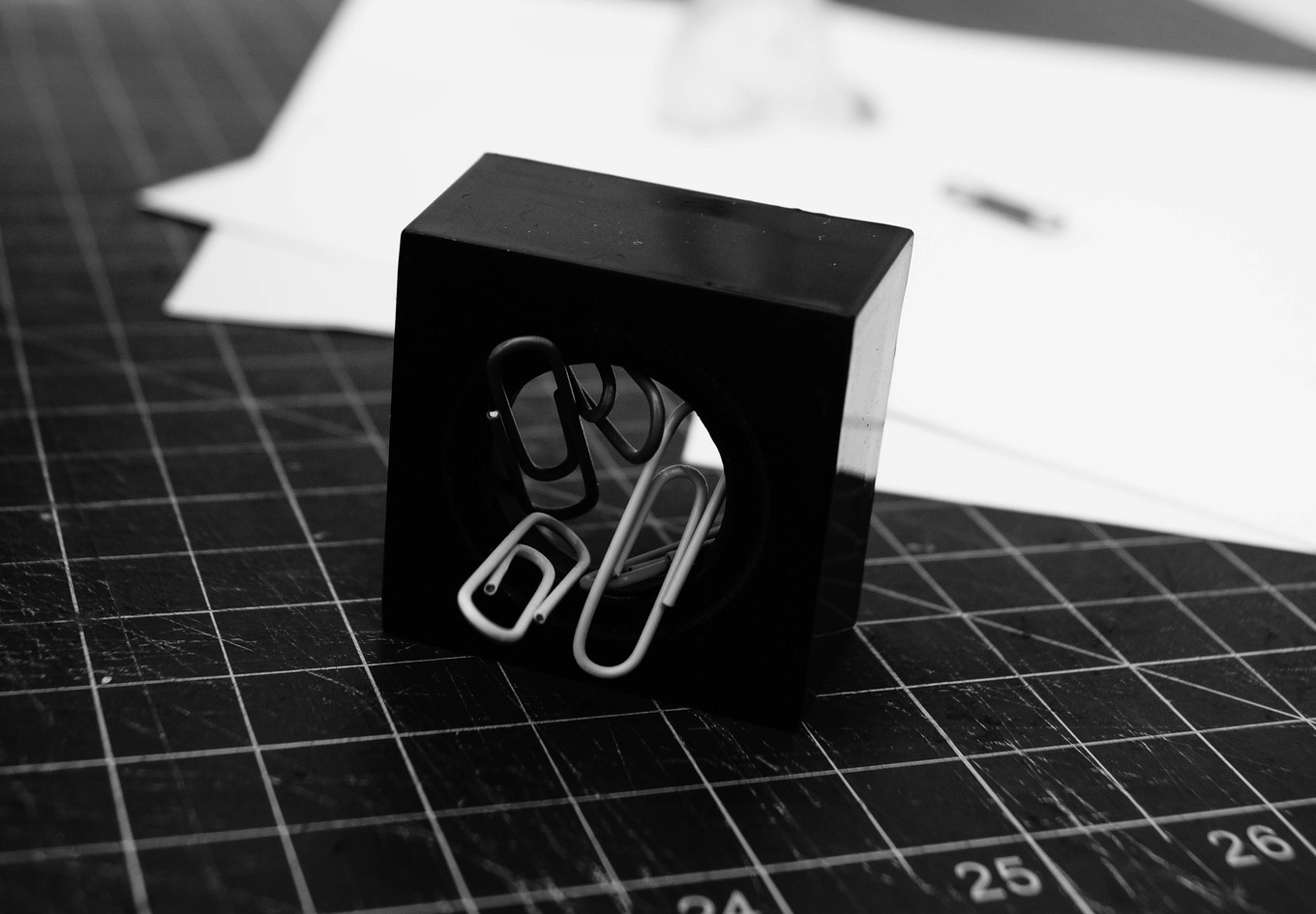 Art Table and Clips Composition, a Business Photo by SUBCUTANEO STORE