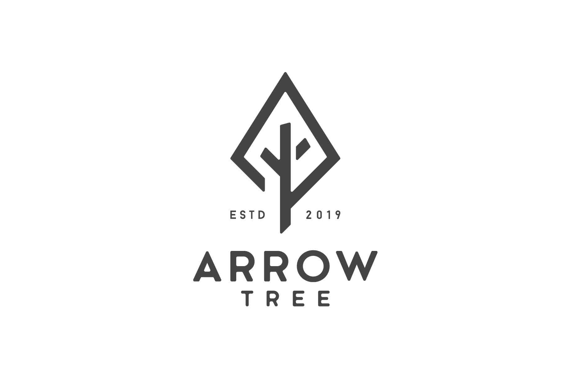 Arrow Tree Logo - vector, a Branding & Logo Template by EndR_ID