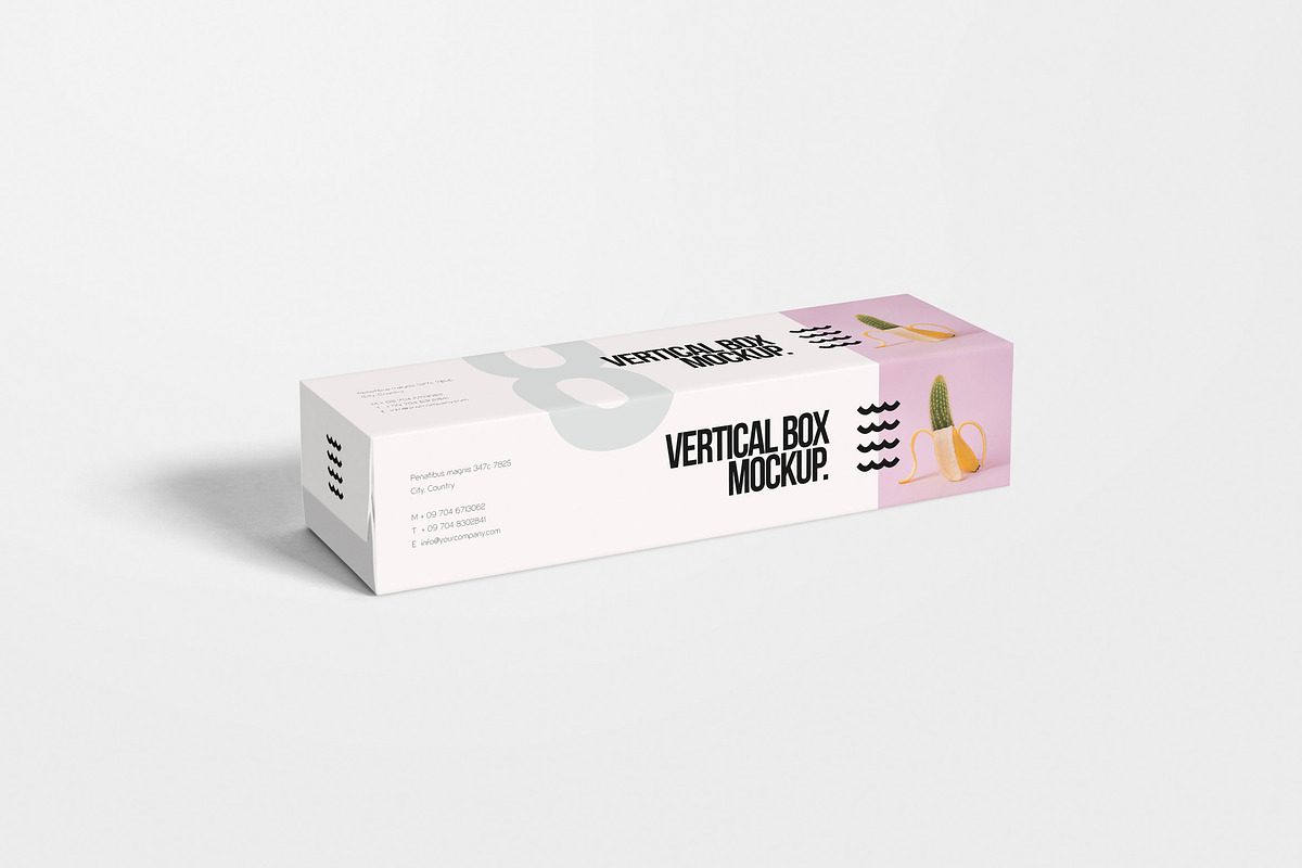 Vertical Box Mockups, a Packaging Mockup by GfxFoundry