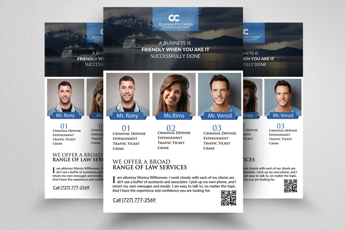 Auditing Firm Business Flyers, a Flyer Template by Psd Templates