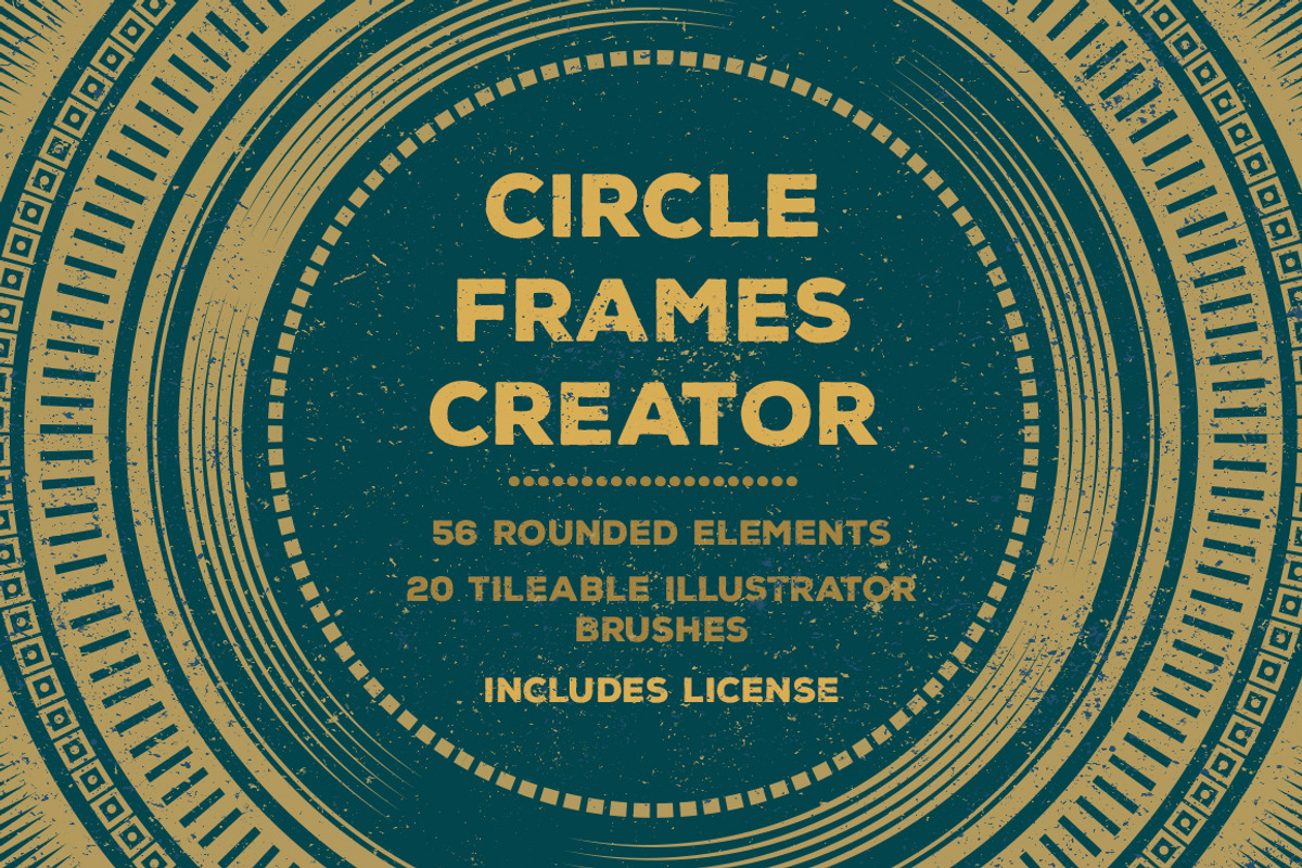 Circle Creators • 3 IN 1, an Object Graphic by Vintage Voyage Supply