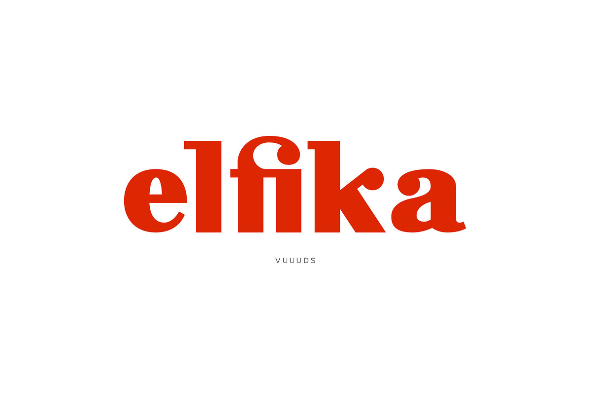 Elfika Font, a Serif Font by vuuuds