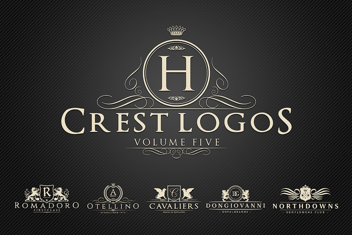 Heraldic Crest Logos Vol.5, a Branding & Logo Template by Graphicdome