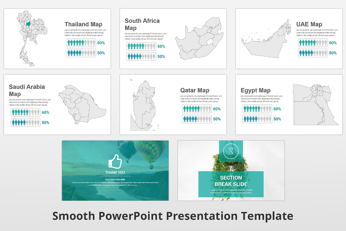Smooth PowerPoint Template, a Presentation Template by GraphicStan