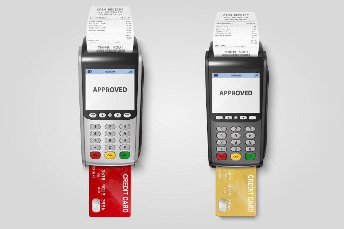 Payment Machine, POS Terminal., a Finance Illustration by Gomolach