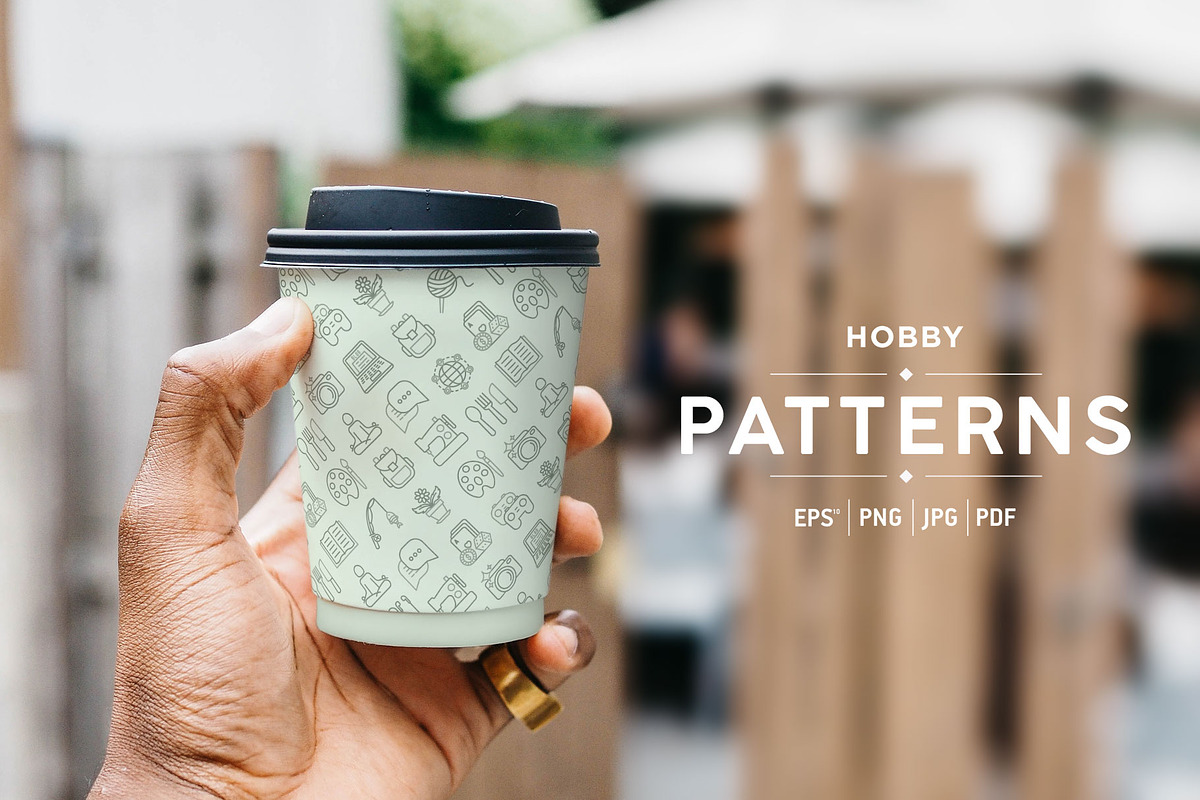 Hobby Patterns Collection, a Pattern Graphic by Alex Blogoodf