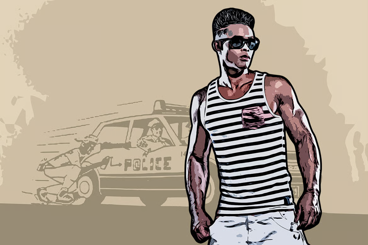Mafia Painting Art Photoshop Action, an Action Add-On by iHemalaya