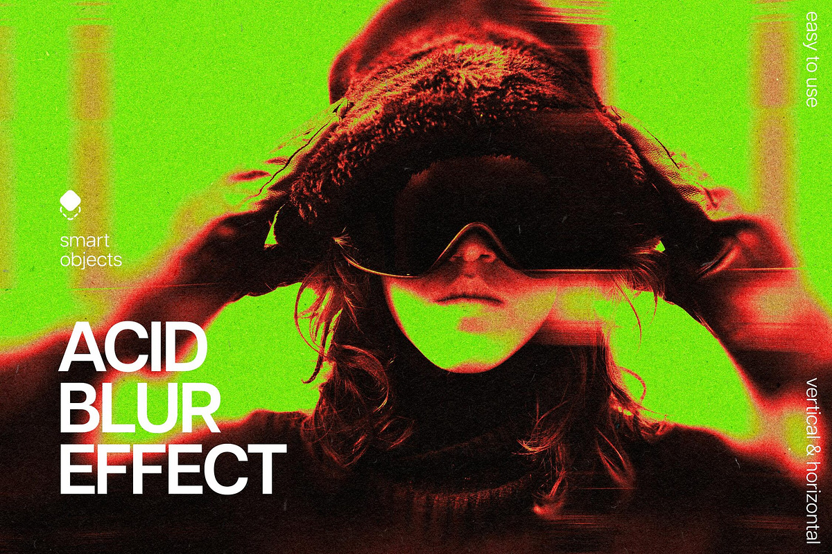 Acid Blur Photo Effect, a Layer Style Add-On by Design Squad