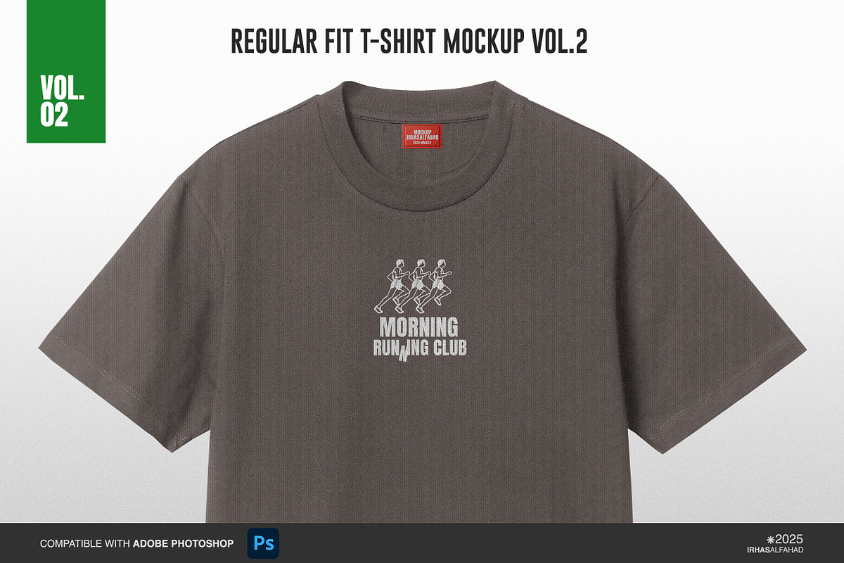 Regular Fit T-shirt Mockup Vol.2