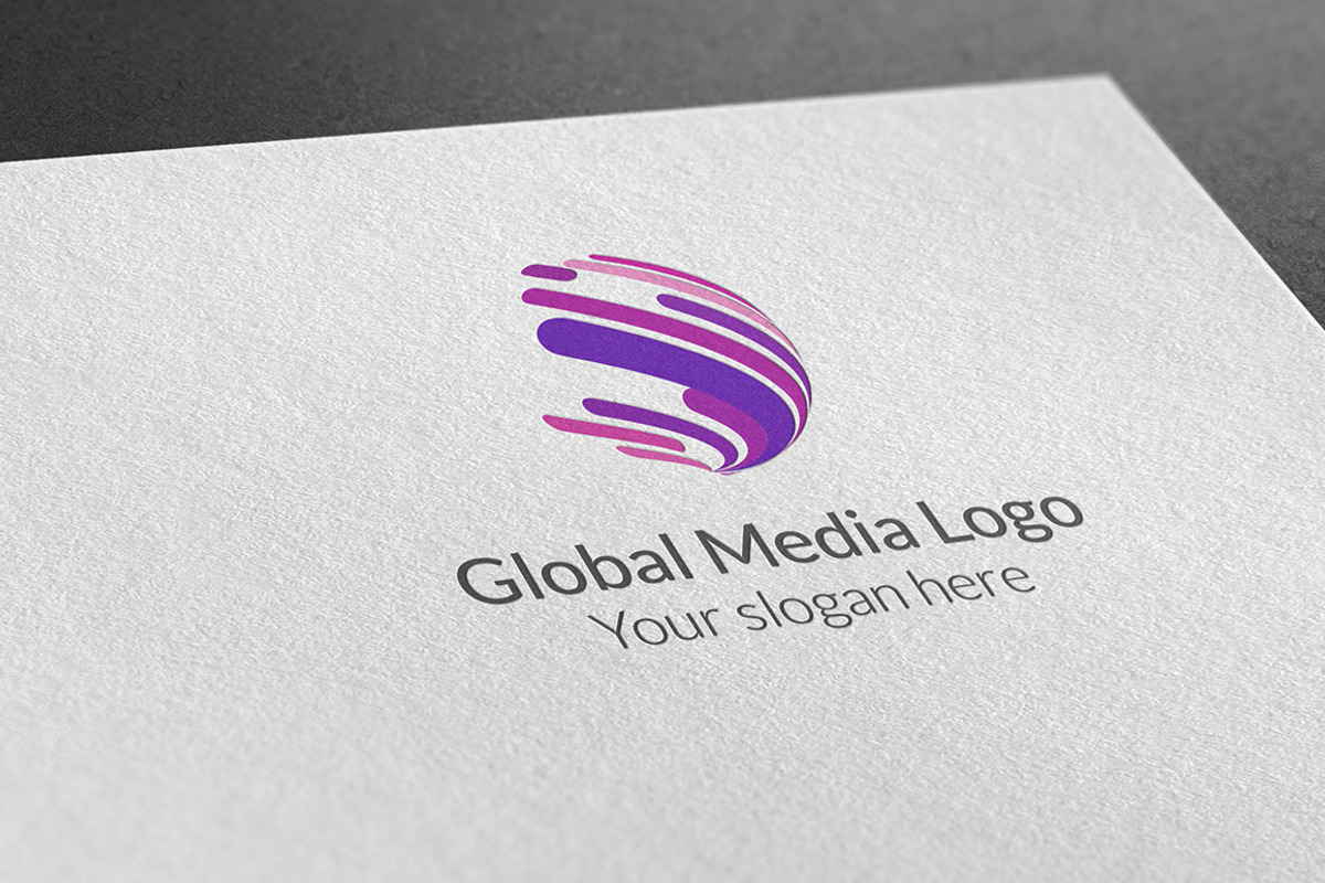Global Media Logo, a Branding & Logo Template by BdThemes