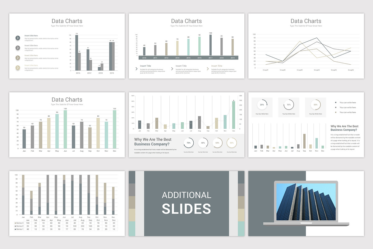 Mega Solutions PowerPoint Template, a Presentation Template by SlideOne