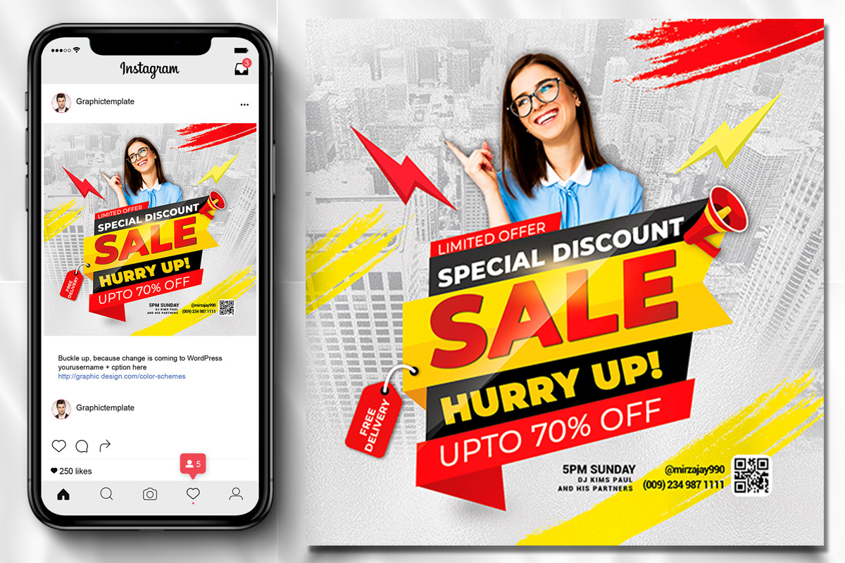 Sale Discount Flyer, a Flyer Template by Business Flyers
