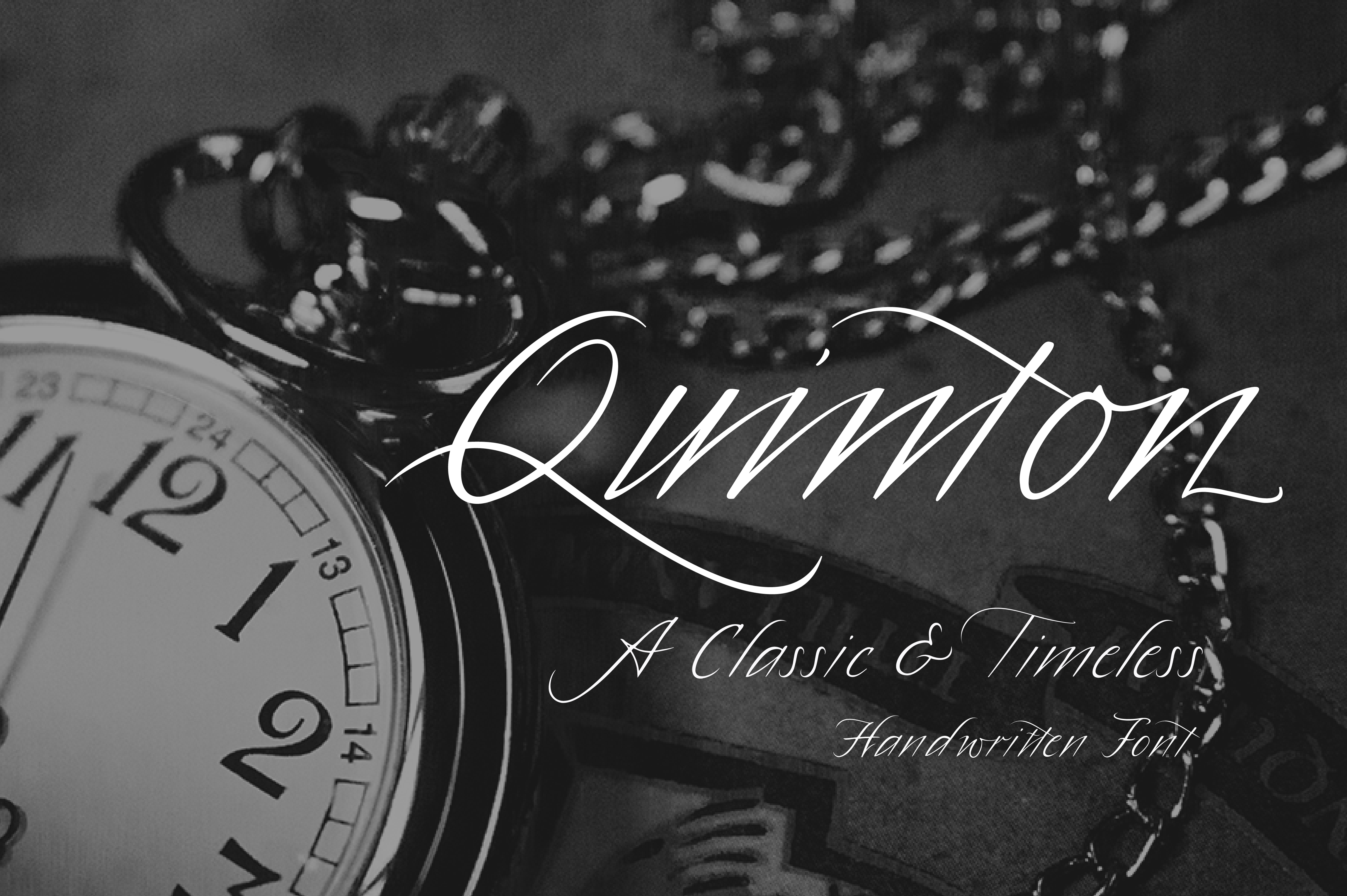 Quinton Script Font, a Script Font by Sala.Ink | Creative Market