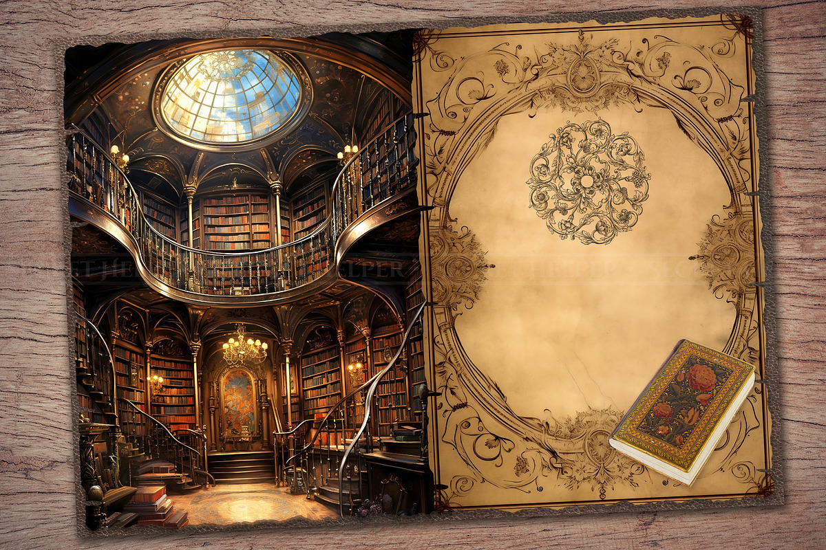 Secret Library Scrapbook Kit