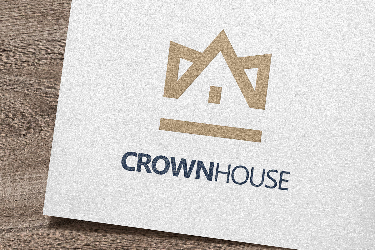 Crown House Logo, a Branding & Logo Template by IKarGraphics