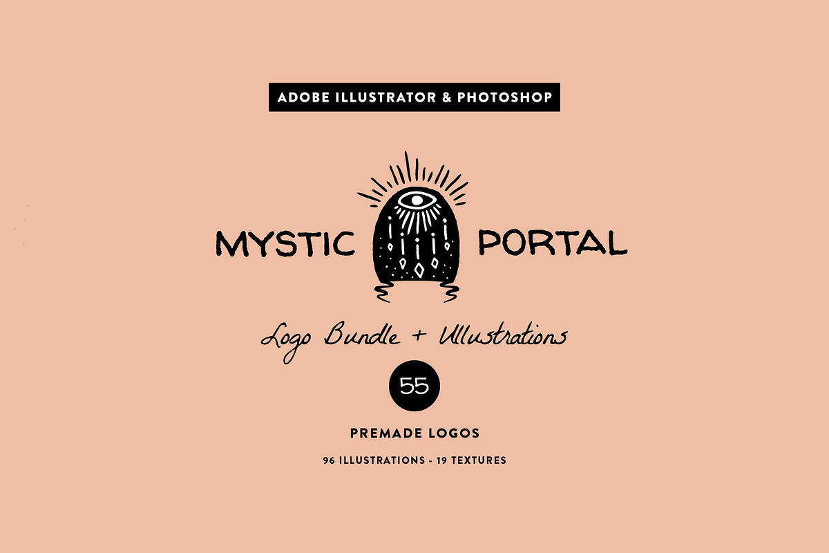 Mystic Logo & Illustration Bundle, a Branding & Logo Template by Dynamo ...
