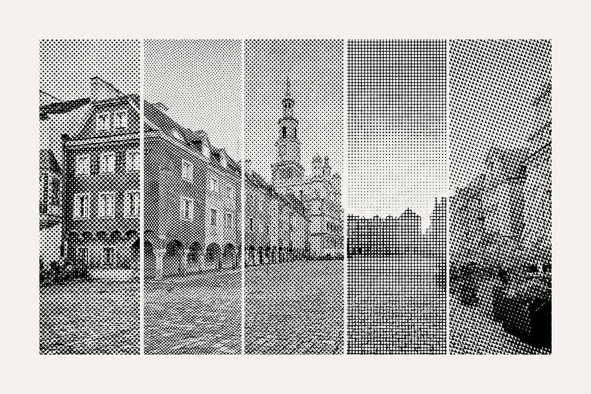 Get Classic Halftone Photo Effects