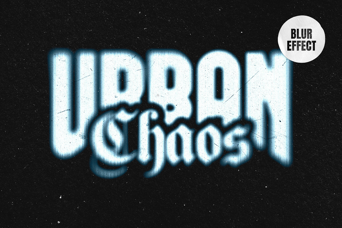 Blurred Text & Logo Effect, a Layer Style Add-On by Design Squad ...