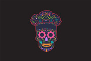 Kitchen chef skull vector, a Graphic by TeaGraphicDesign