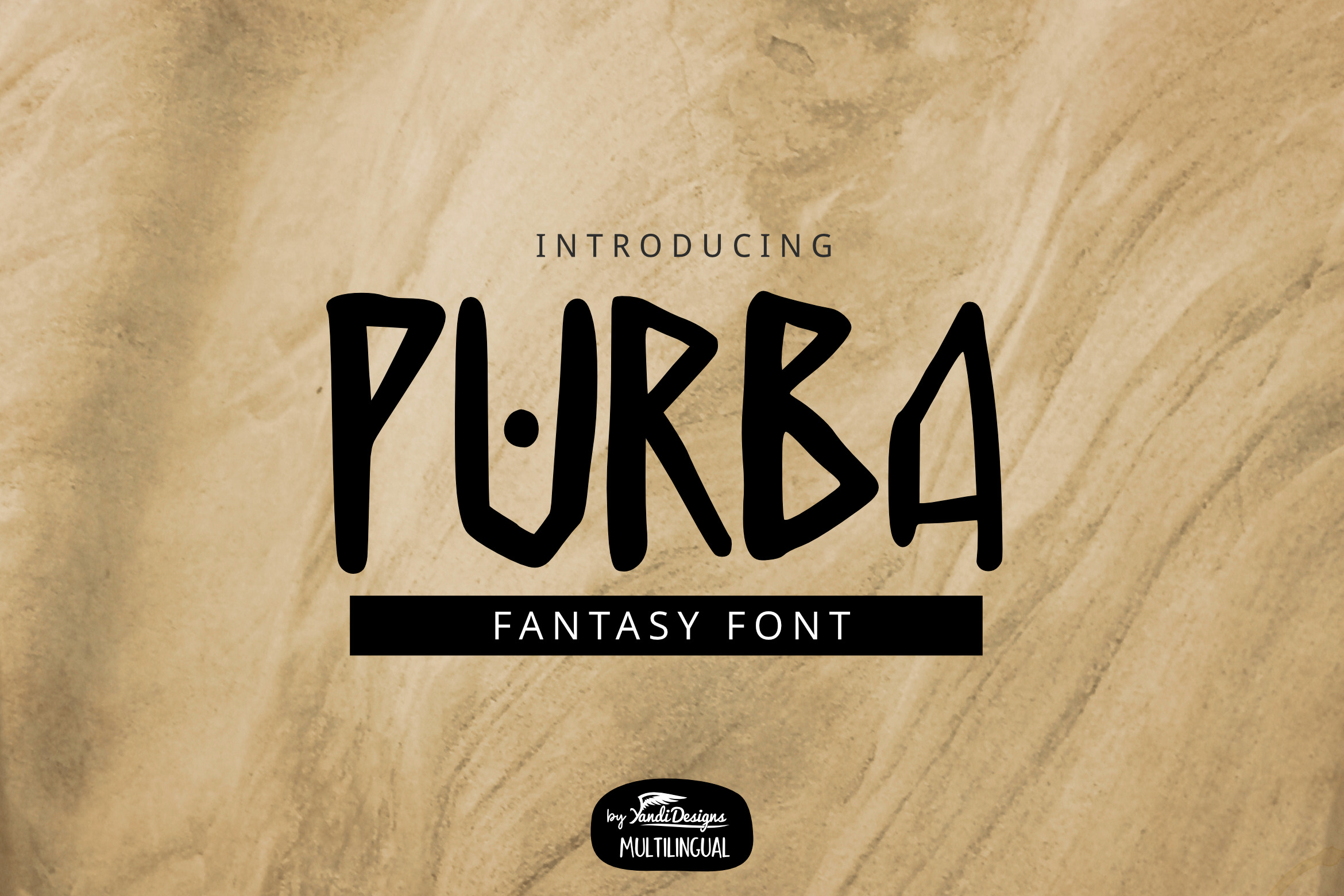 Purba Font, a Symbol Font by YandiDesigns