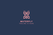 Letter M Butterfly Logo, a Branding & Logo Template by Izalsye