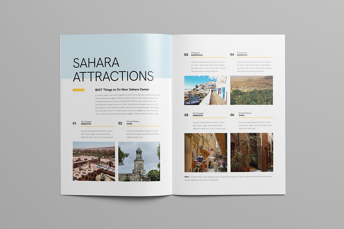 Travel Magazine | CANVA & INDD, a Magazine Template by Pixelpick