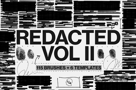 REDACTED VOL. I, a Brush Add-On by Headquarters