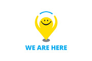 We are Here Logo | Branding & Logo Templates ~ Creative Market