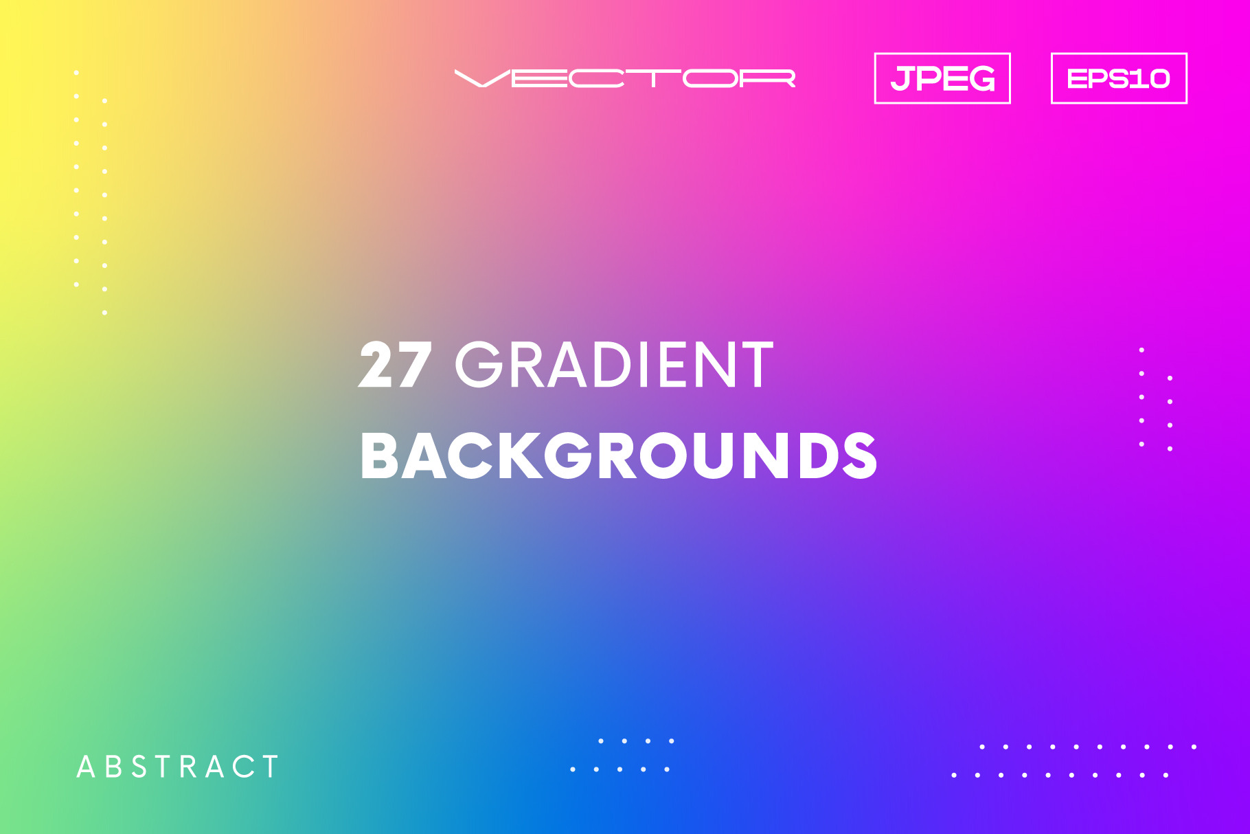 Colorful Blurred Gradient Backgrounds