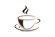 20 Logo Hot Coffee Templates Bundle, a Branding & Logo Template by ...